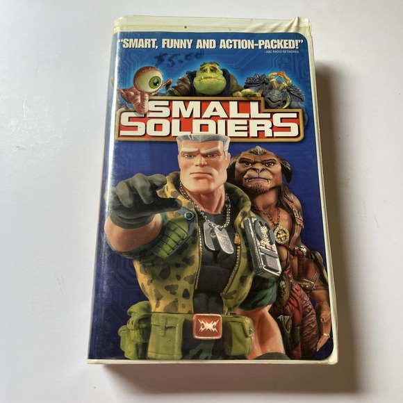 Media | Small Soldiers Vhs 1998 Clamshell Kids Family Movie | Poshmark